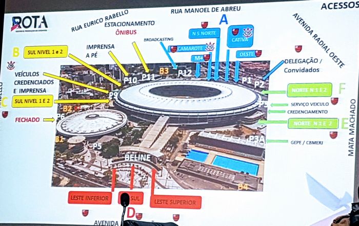 Esquema de Trânsito e Segurança no Maracanã - Fim de Jogo